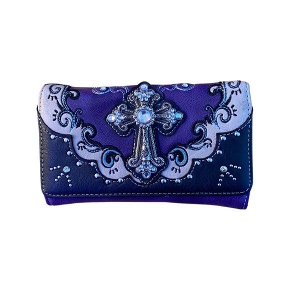Bags | Y2k Wallet Glam Rock Style Wallet | Poshmark